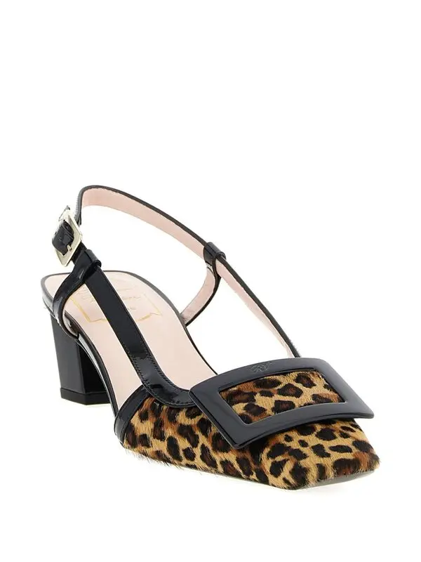 ROGER VIVIER Belle Vivier Pony Slingback Pumps - Multi