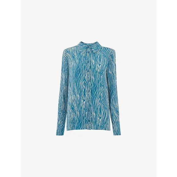 Whistles Zebra-print Woven Shirt - Multi-coloured