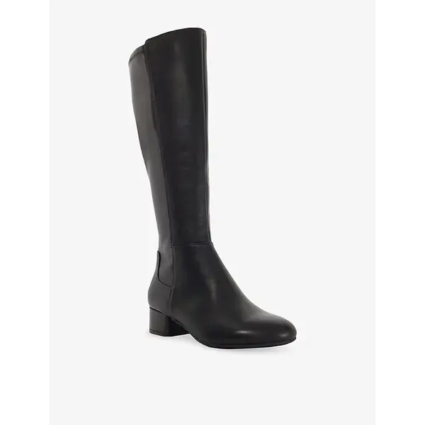 DUNE Tayla Leather Knee-high Boots