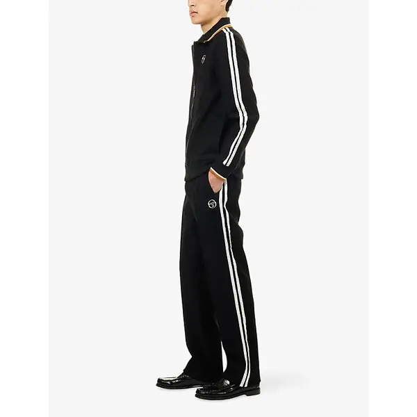 SERGIO TACCHINI Giorno Side-stripe Cotton-blend Track Jogging Bottoms