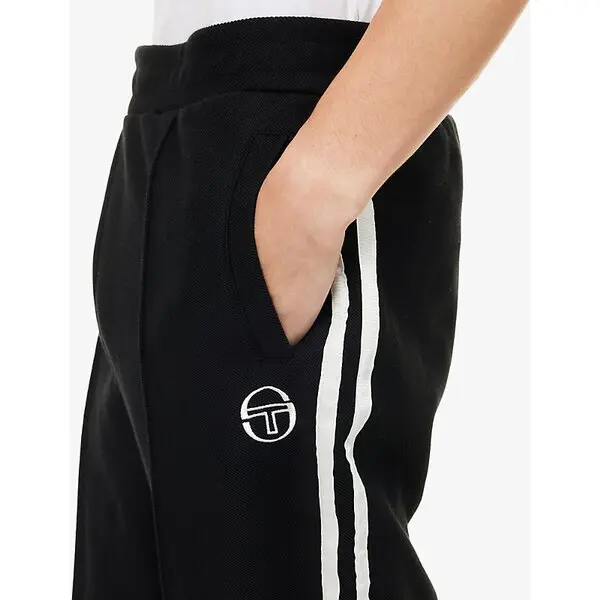 SERGIO TACCHINI Giorno Side-stripe Cotton-blend Track Jogging Bottoms