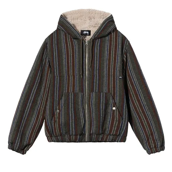 StÜssy Wool Stripe Work Jacket