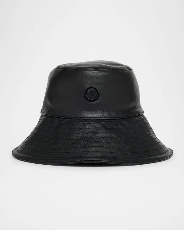 Moncler X Ee72 Edward Enninful Leather Bucket Hat