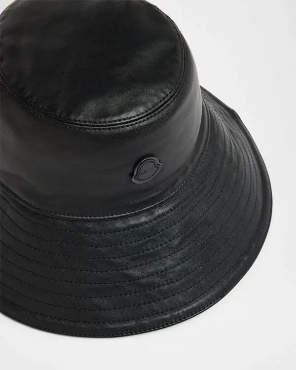 Moncler X Ee72 Edward Enninful Leather Bucket Hat