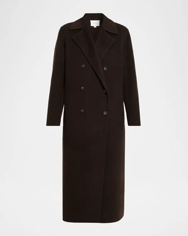 Vince Cashmere-blend Double-breasted Coat - Deep Espre