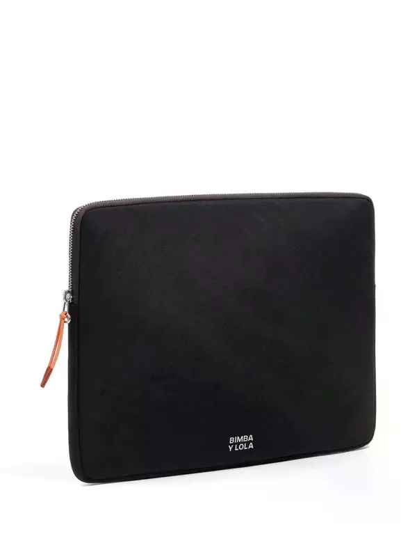 Bimba Y Lola Logo-plaque Zip-fastening Laptop Case - Black