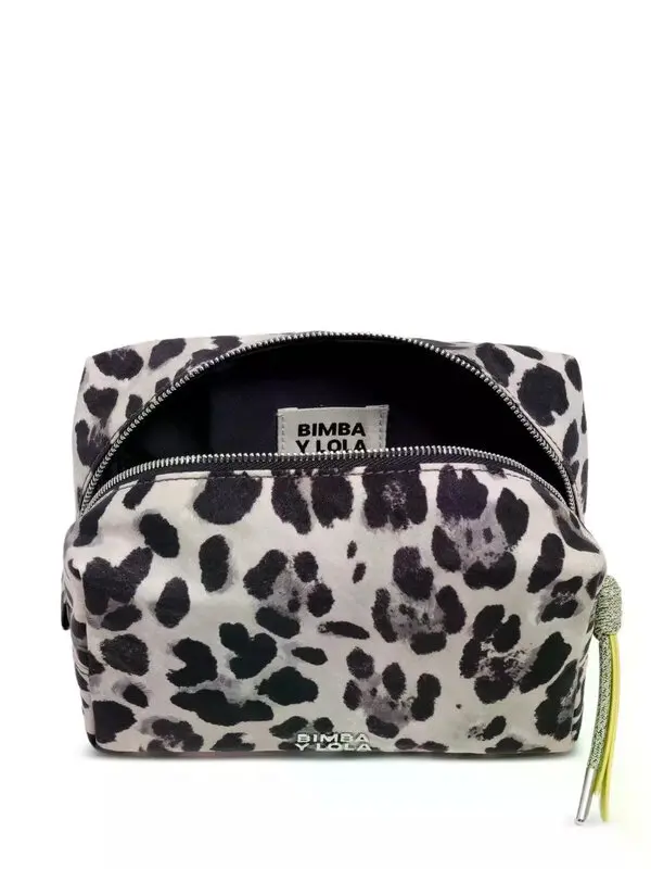 Bimba Y Lola Leopard-print Zip Pouch