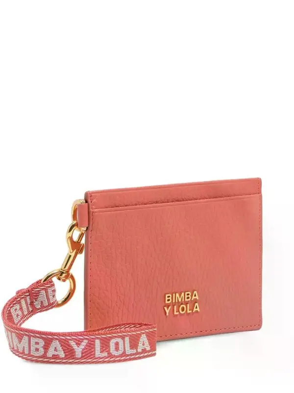 Bimba Y Lola Leather Strap Card Holder - Pink