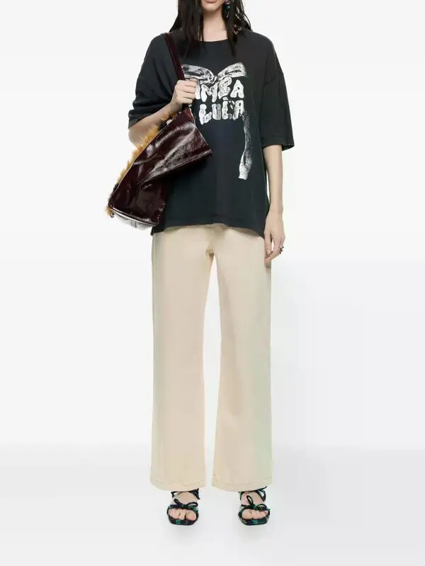 Bimba Y Lola Zip-front Pocket Trousers - Neutrals