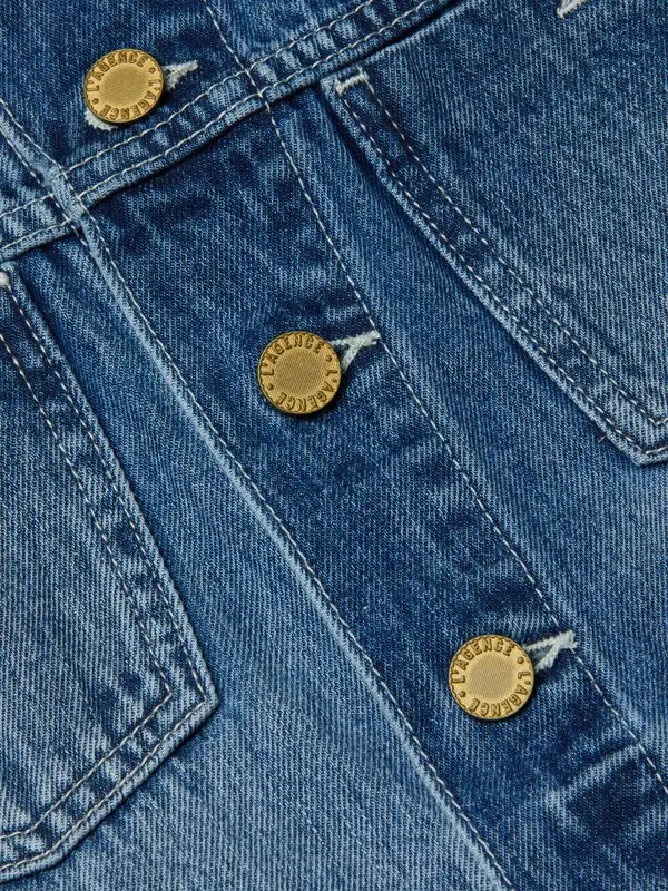 L'Agence Celine Denim Trucker Jacket - Kemp