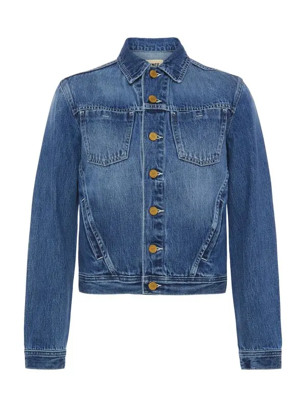 L'Agence Celine Denim Trucker Jacket - Kemp