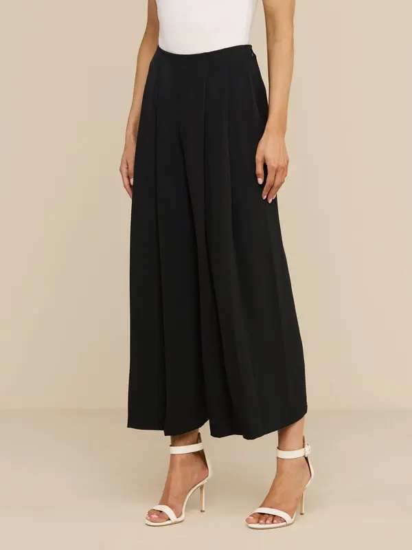 L'Agence Novalynn Cropped Pleated Trousers