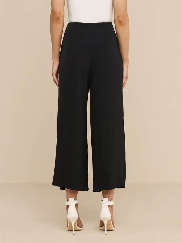 L'Agence Novalynn Cropped Pleated Trousers