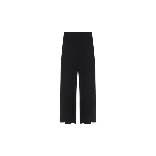 L'Agence Novalynn Cropped Pleated Trousers - Black