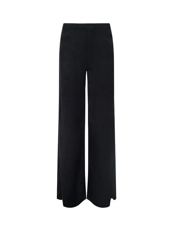 L'Agence Quincy Wide-leg Corduroy Pants