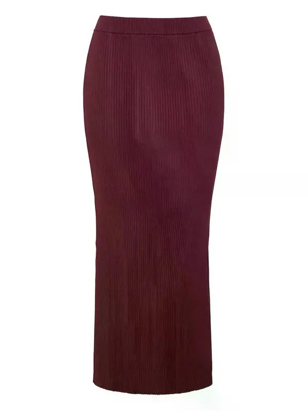 Cara Cara Jocelyn Ribbed Midi Skirt