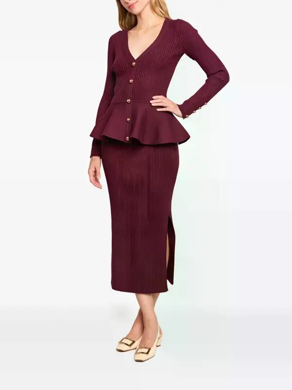 Cara Cara Jocelyn Ribbed Midi Skirt