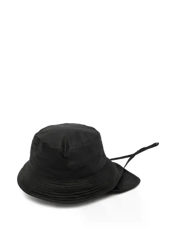 KAPTAIN SUNSHINE X Barbour Caped Bucket Hat - Black