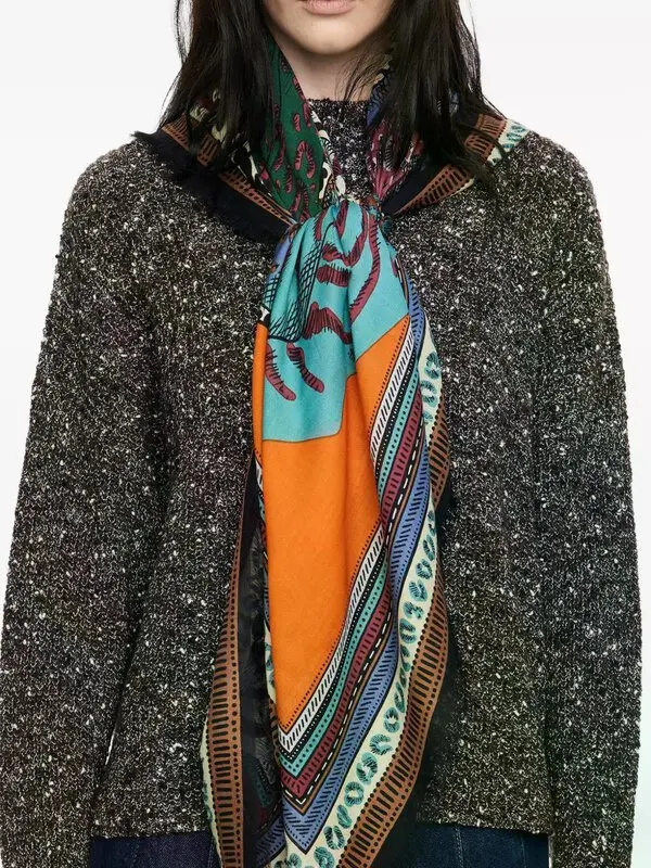 Bimba Y Lola Printed Scarf