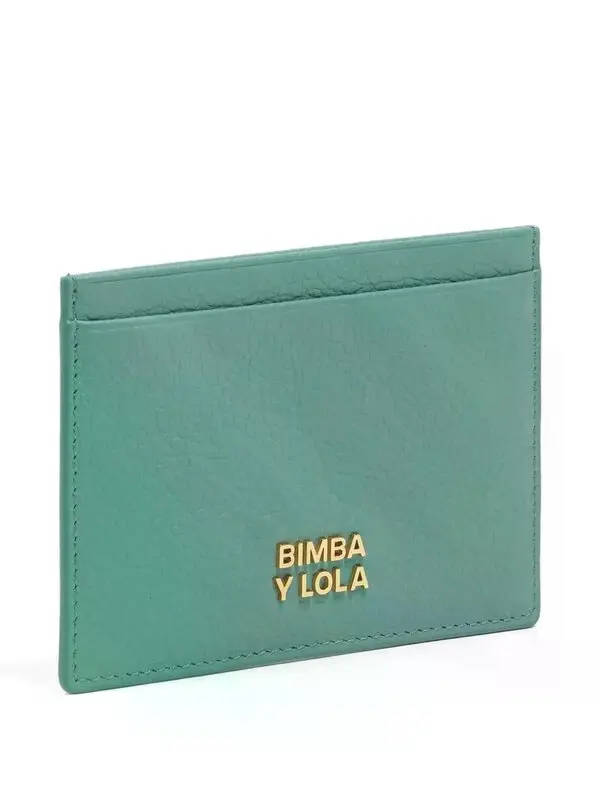 Bimba Y Lola Leather Card Holder - Green