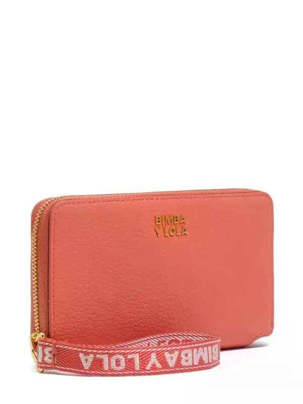 Bimba Y Lola Zip-around Leather Wallet - Pink