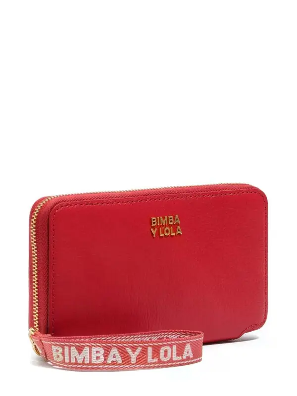 Bimba Y Lola Zip-around Leather Wallet - Red