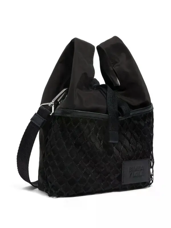 Bimba Y Lola Mesh-panel Drawstring Tote Bag