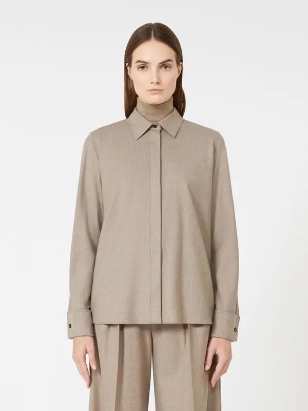 Max Mara Cashmere Foulé Shirt