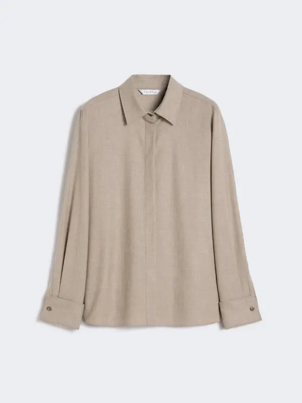 Max Mara Cashmere Foulé Shirt
