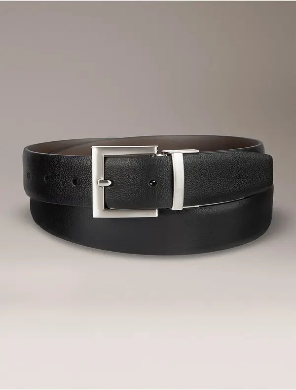Calvin Klein Reversible Harness Buckle Belt - Black / Brown