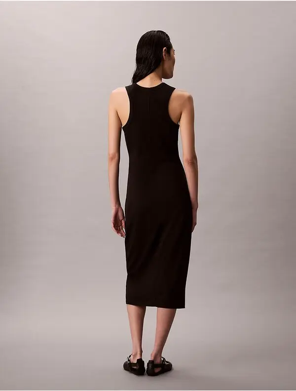 Calvin Klein Logo Midi Tank Dress