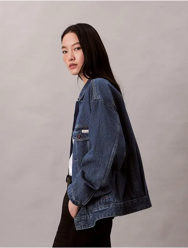 Calvin Klein Relaxed Denim Trucker Jacket