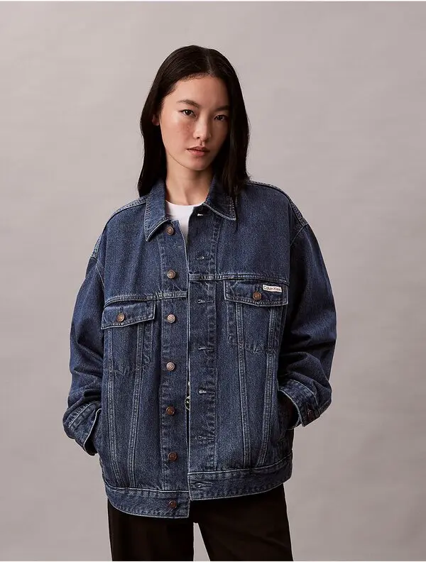 Calvin Klein Relaxed Denim Trucker Jacket