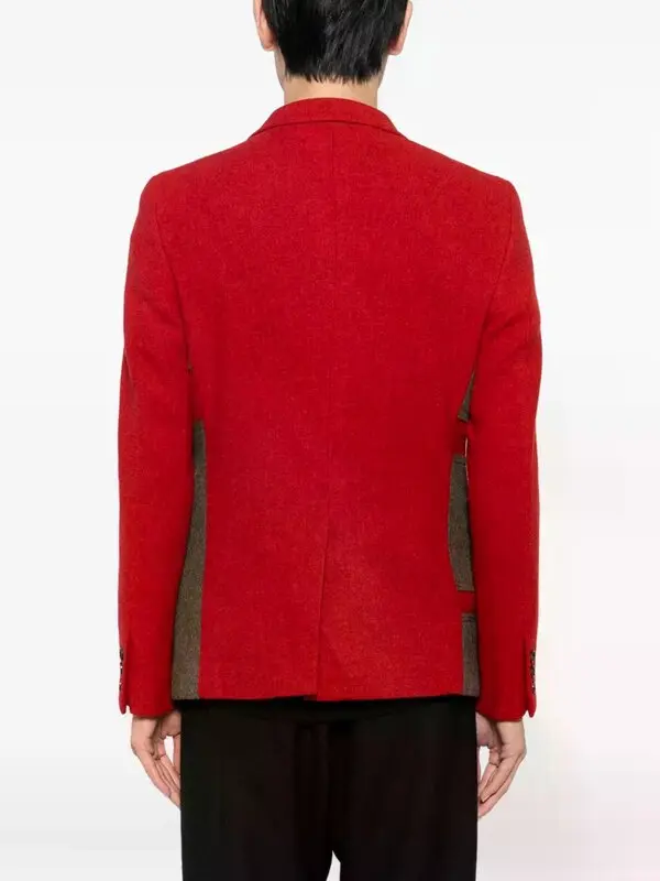 Comme Des Garçons Patchwork Jacket - Red