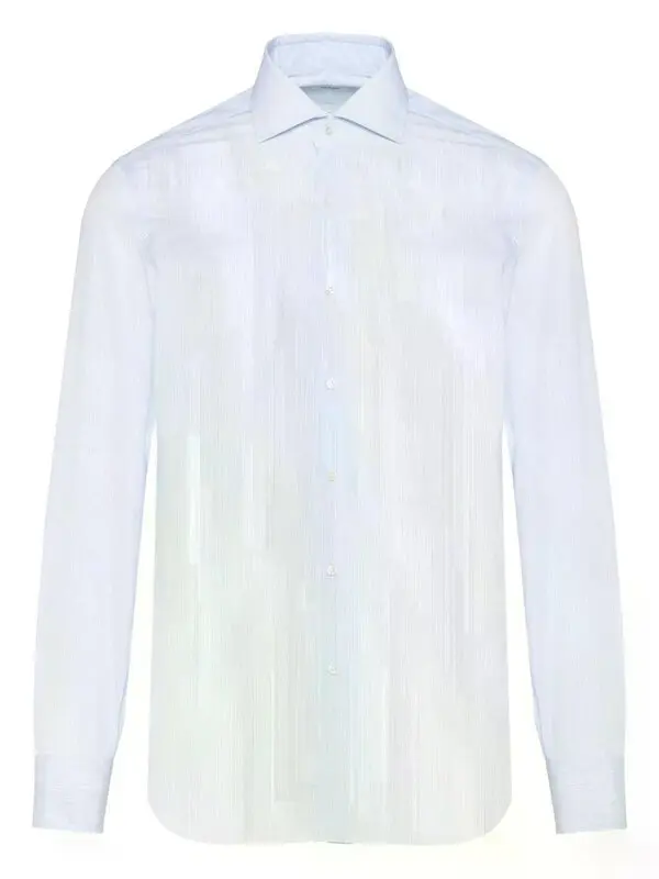 BARBA NAPOLI Striped Long-sleeve Shirt