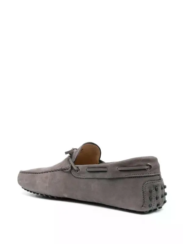 TOD'S Gommino Lace-up Loafers - Grey