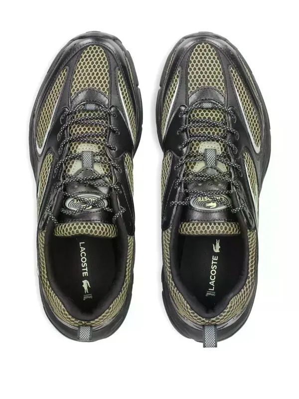 Lacoste Mesh Panelled Sneakers - Black