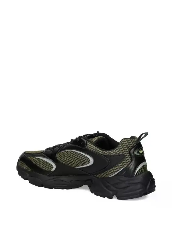 Lacoste Mesh Panelled Sneakers - Black