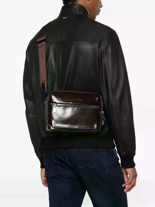PIQUADRO Leather Zip-fastening Bag - Brown