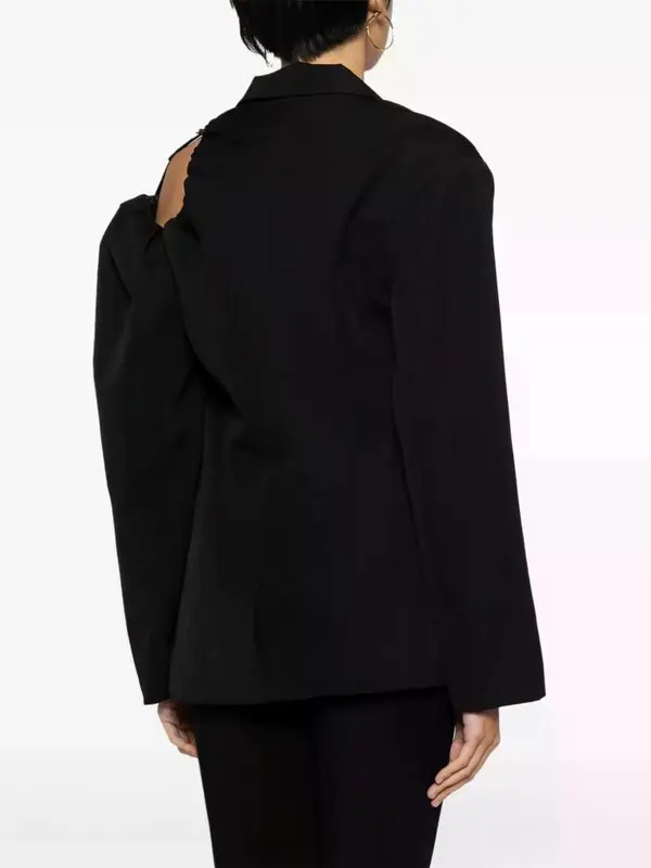 Jacquemus La Veste Galliga Wool Blazer - Black