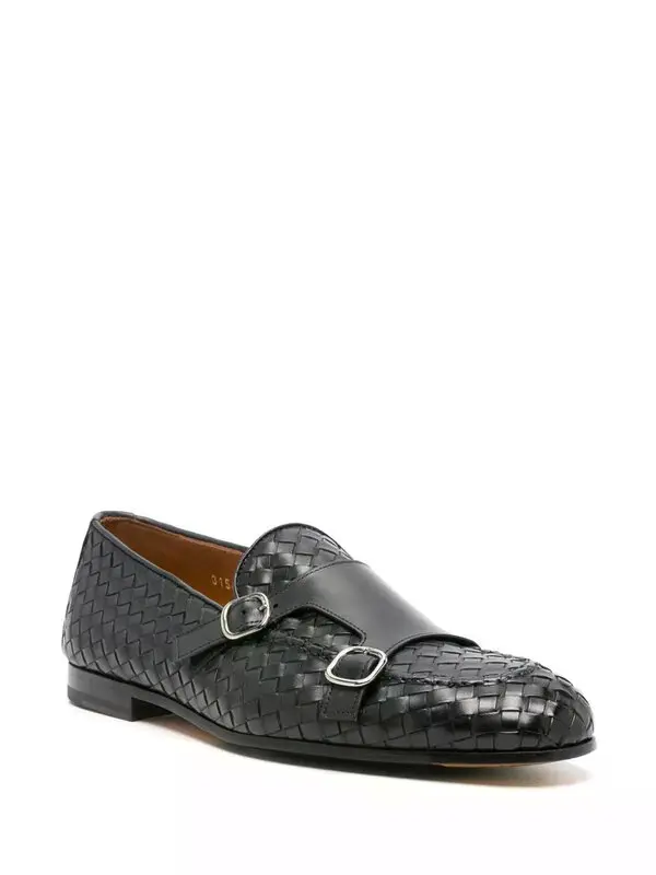 DOUCAL'S Interwoven Monk Shoes