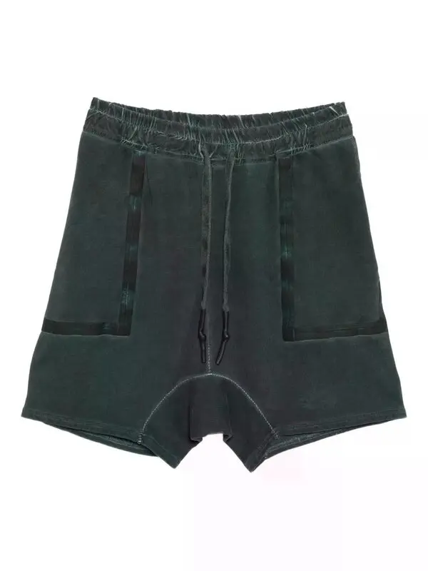 69 Elasticated-waistband Drop-crotch Shorts