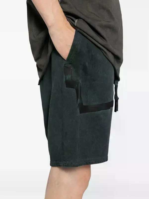 69 Elasticated-waistband Drop-crotch Shorts