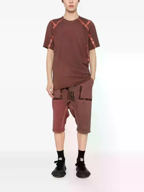 69 Elasticated-waistband Drop-crotch Shorts