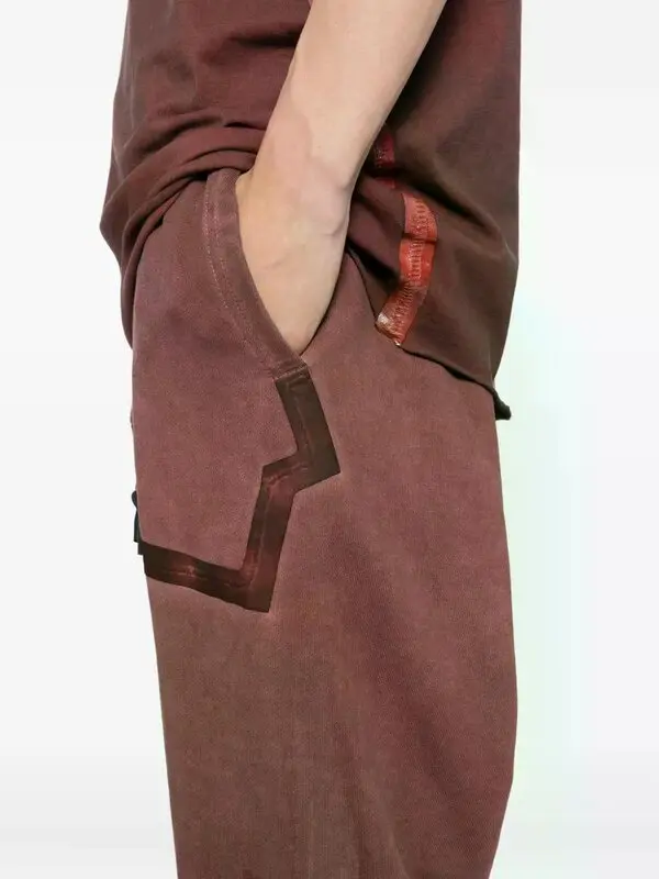 69 Elasticated-waistband Drop-crotch Shorts