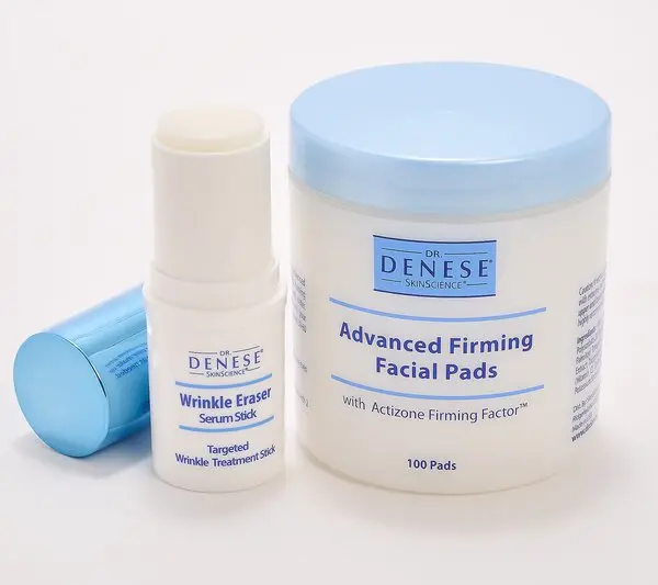 DR. DENESE Firming Facial Pads & Wrinkle Eraser Serum Stick Set - One-color