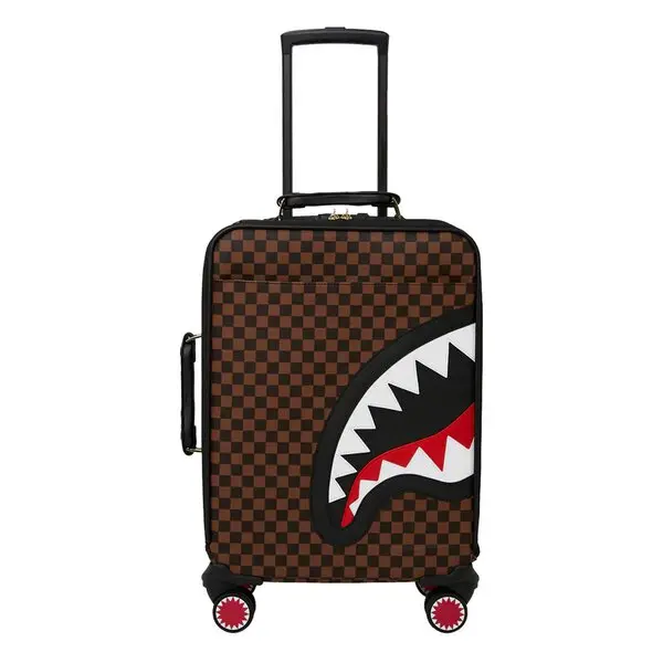 SPRAYGROUND Sawtooth Sharks In Paris Suitcase - Brown