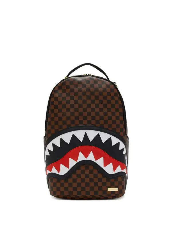 SPRAYGROUND Sawtooth Sharks In Paris Suitcase - Brown