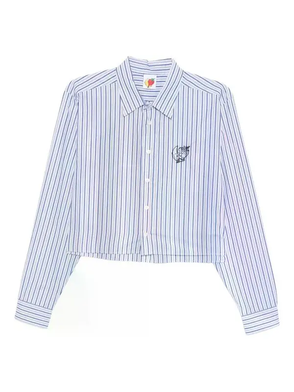 SKY HIGH FARM WORKWEAR Striped Button Down Shirt
