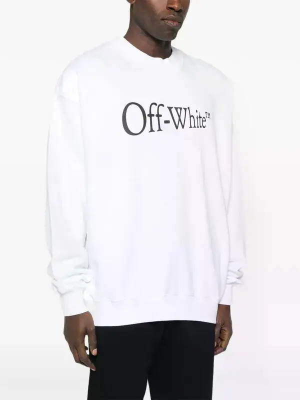 Off-White Logo-print Sweatshirt - White